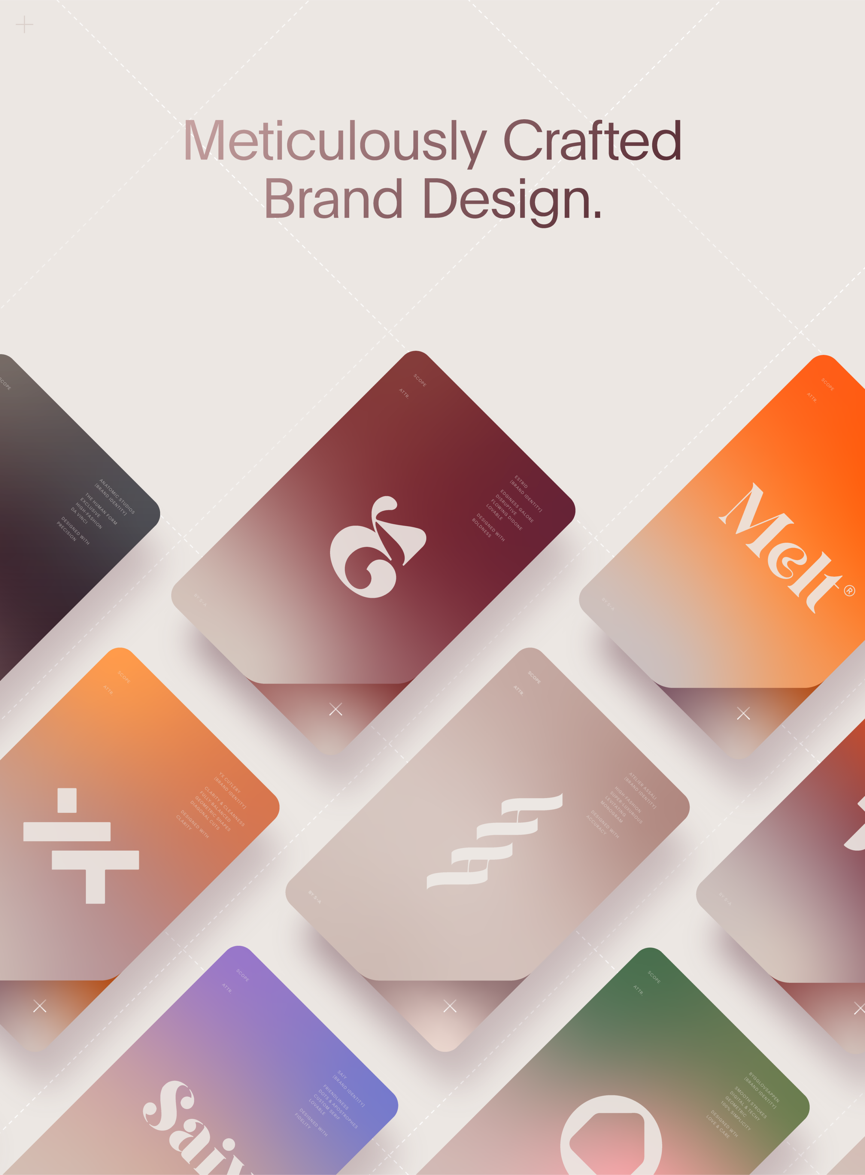 High-End Brand Design – Studio Ahremark